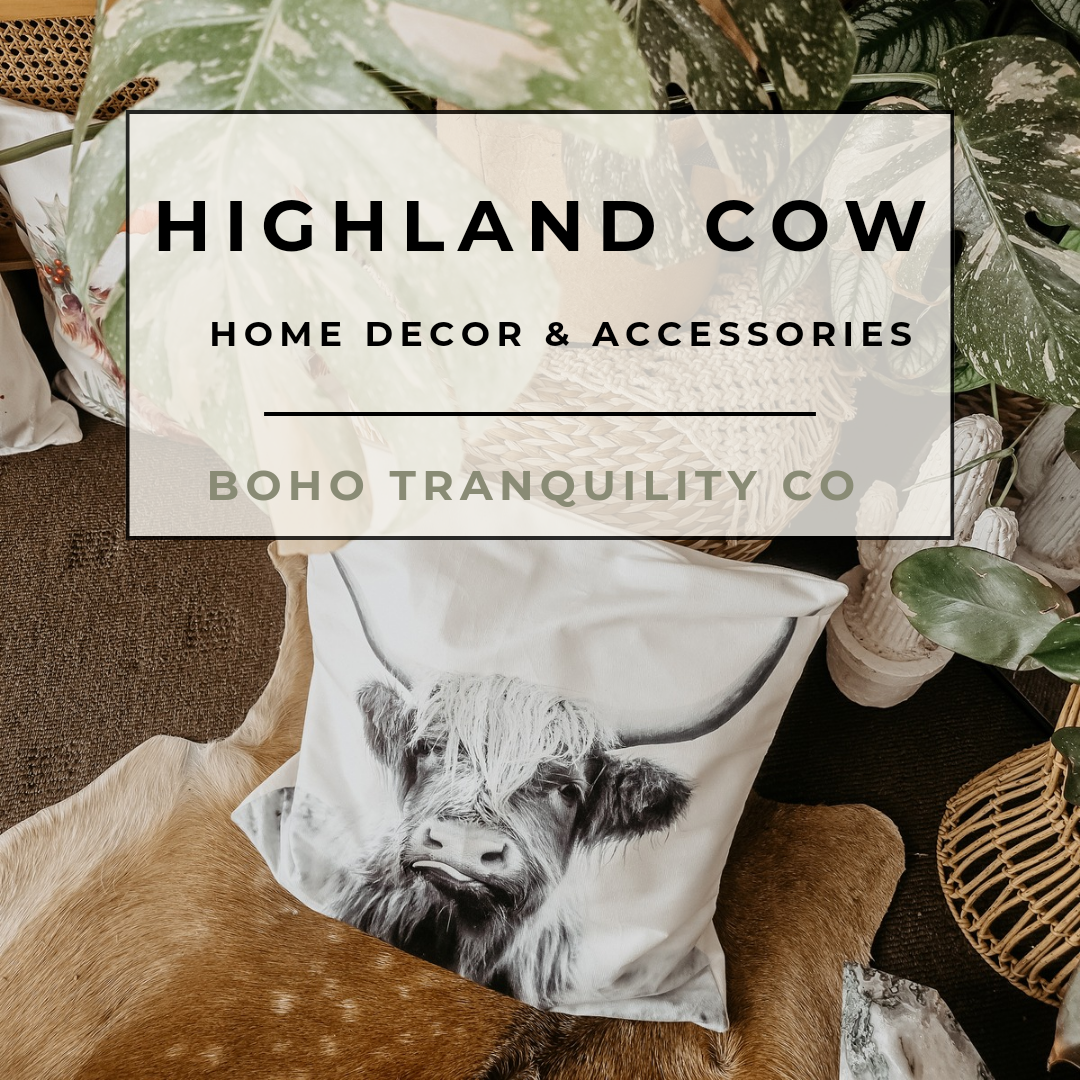 HIGHLAND COW - Home Decor & Accessories – bohotranquilitycreations